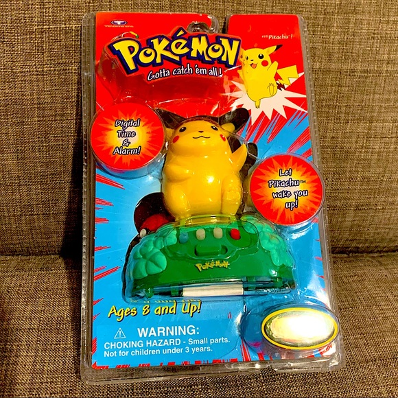 Nintendo | Toys | Pokmon Pikachu Digital Alarm Clock | Poshmark